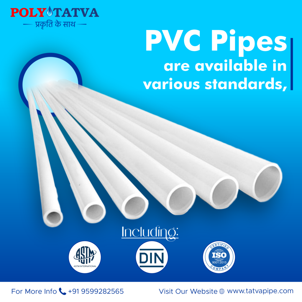 What are the Major Uses of PVC Pipes - Tatva Plastics Pipes Pvt. Ltd.
